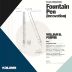 William B. Purvis Fountain Pen - KOLUMN Magazine