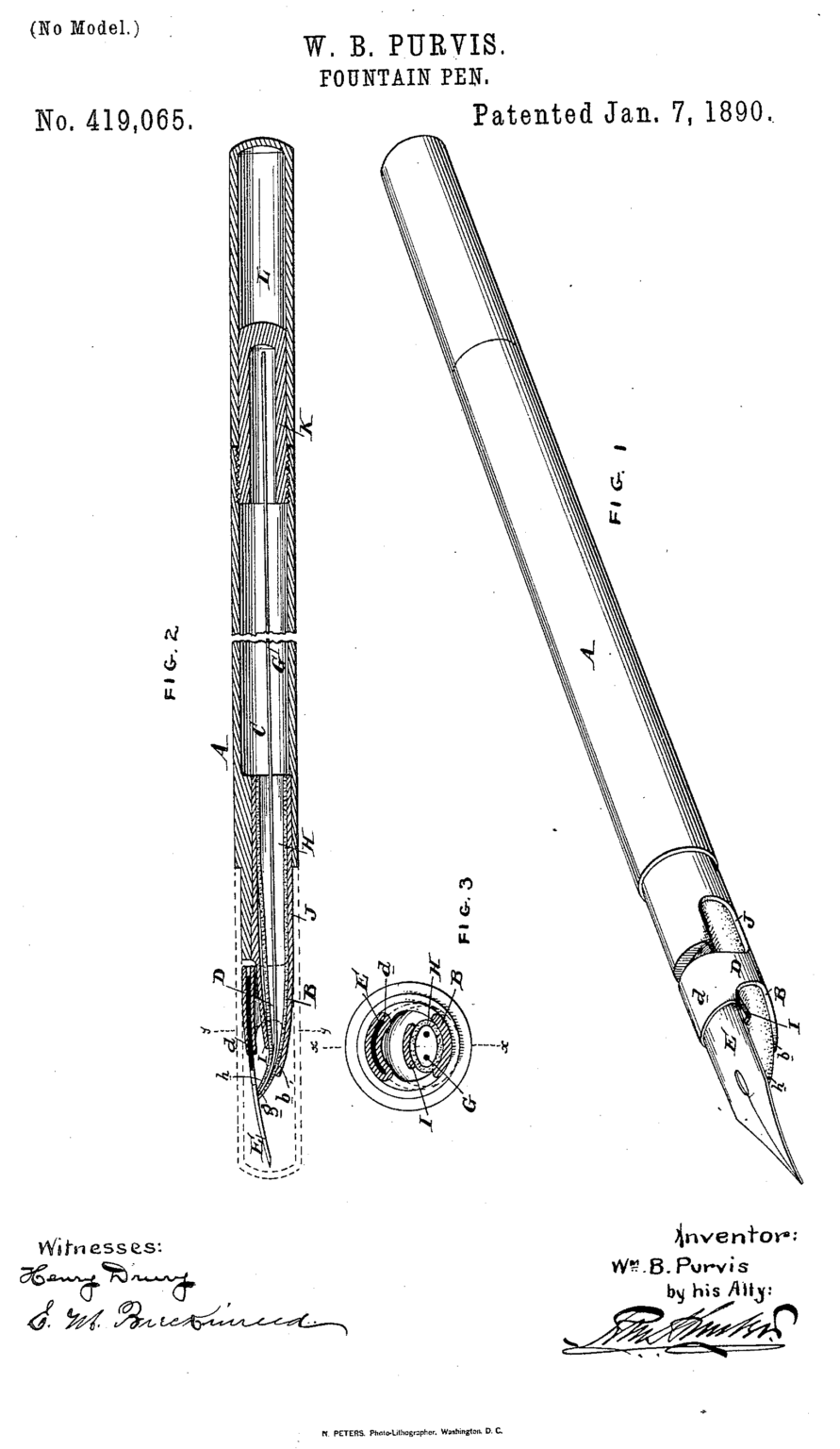 William B. Purvis Fountain Pen - KOLUMN Magazine